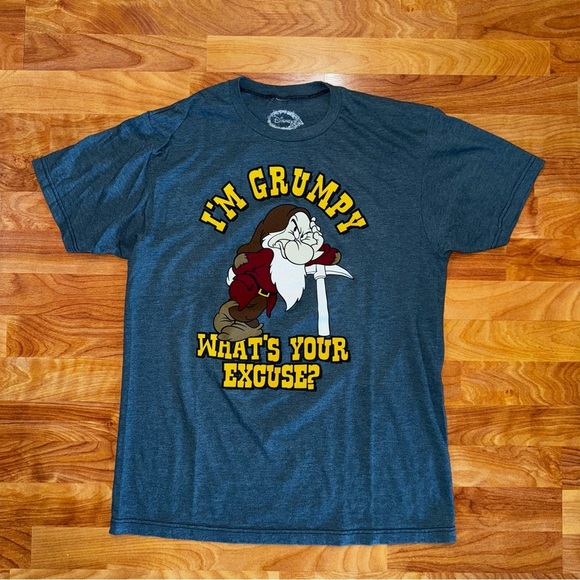 Disney | Shirts | Disney Blue Large Tshirt Im Grumpy Whats Your Excuse ...
